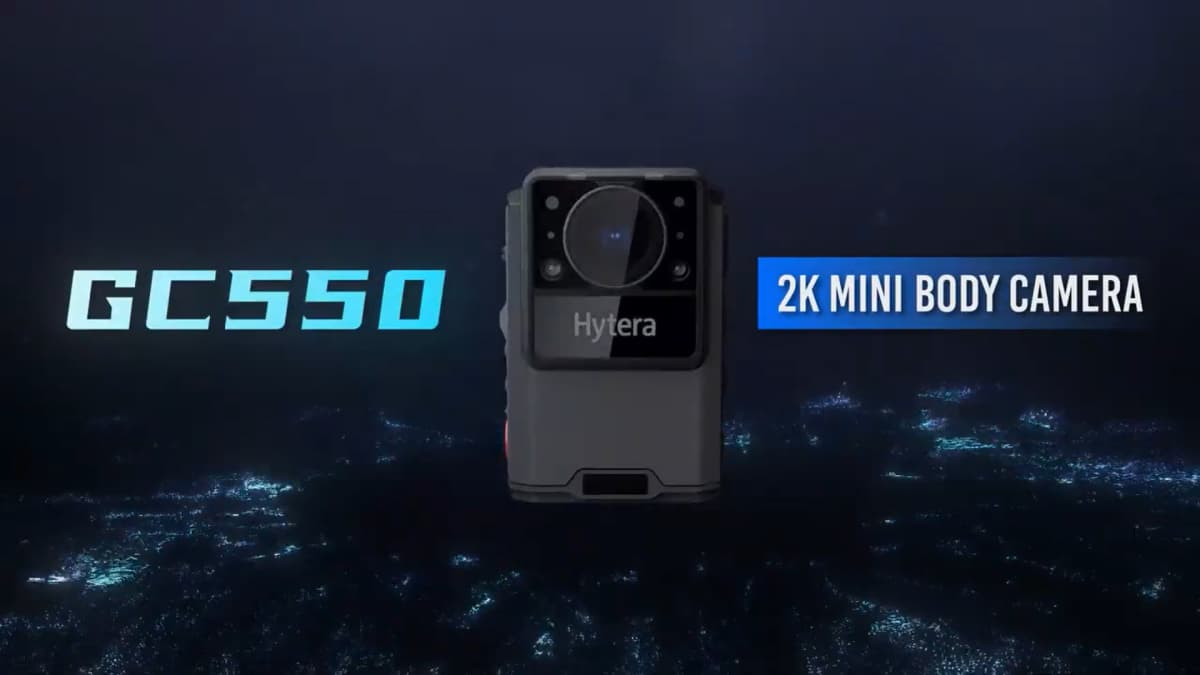 Hytera's SC580 Smart 4G Body Camera - Hytera